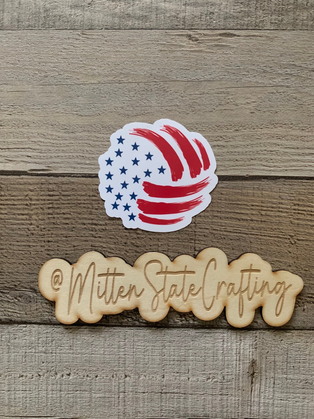 Volleyball Sticker America Volleyball Red White and Blue Volleyball ...