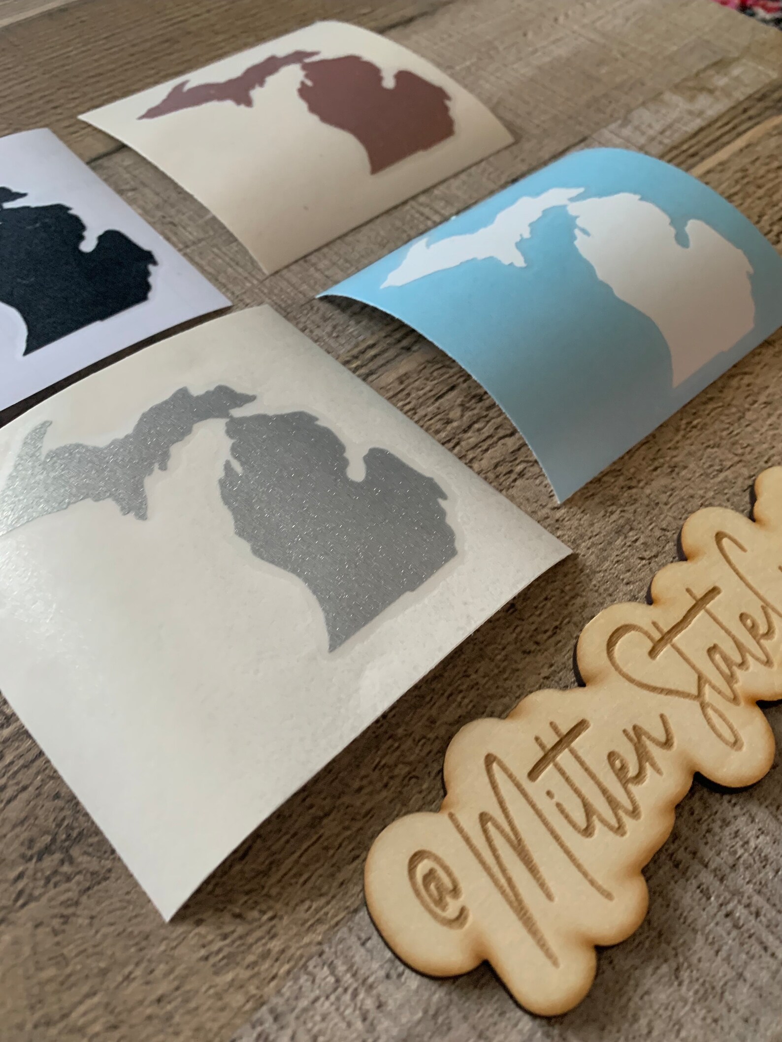 Michigan Decal, State of Michigan Decal, Michigan Car Decal, Vinyl ...