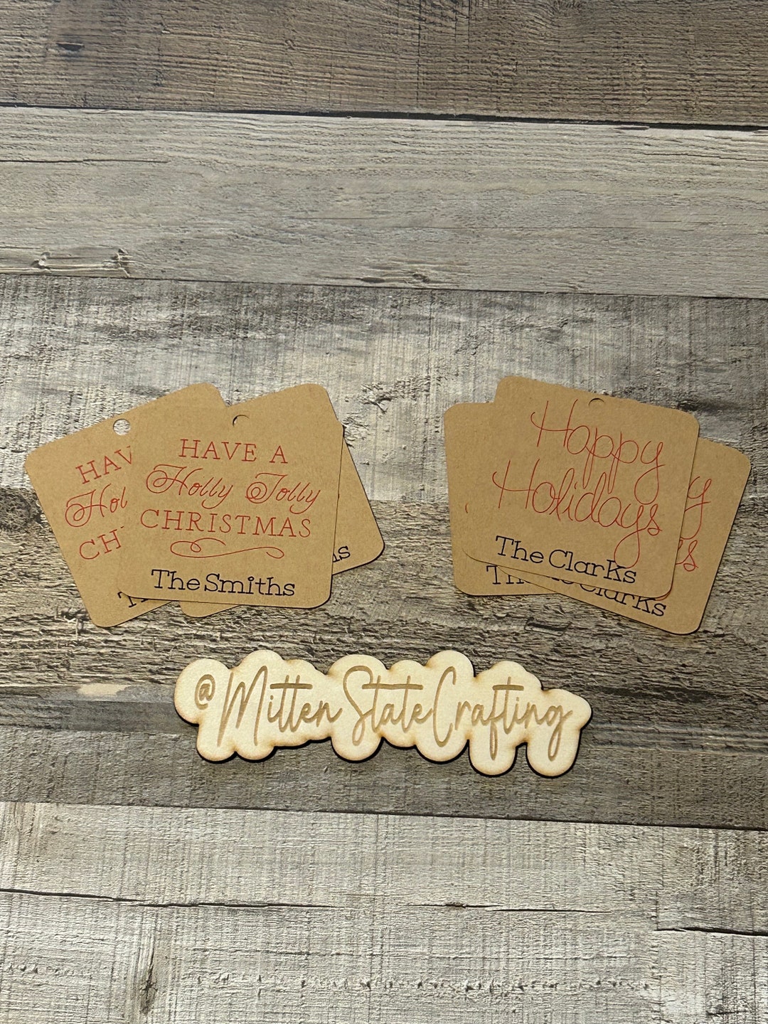 Christmas Gift Tags Set of Christmas Gift Tags Personalized - Etsy