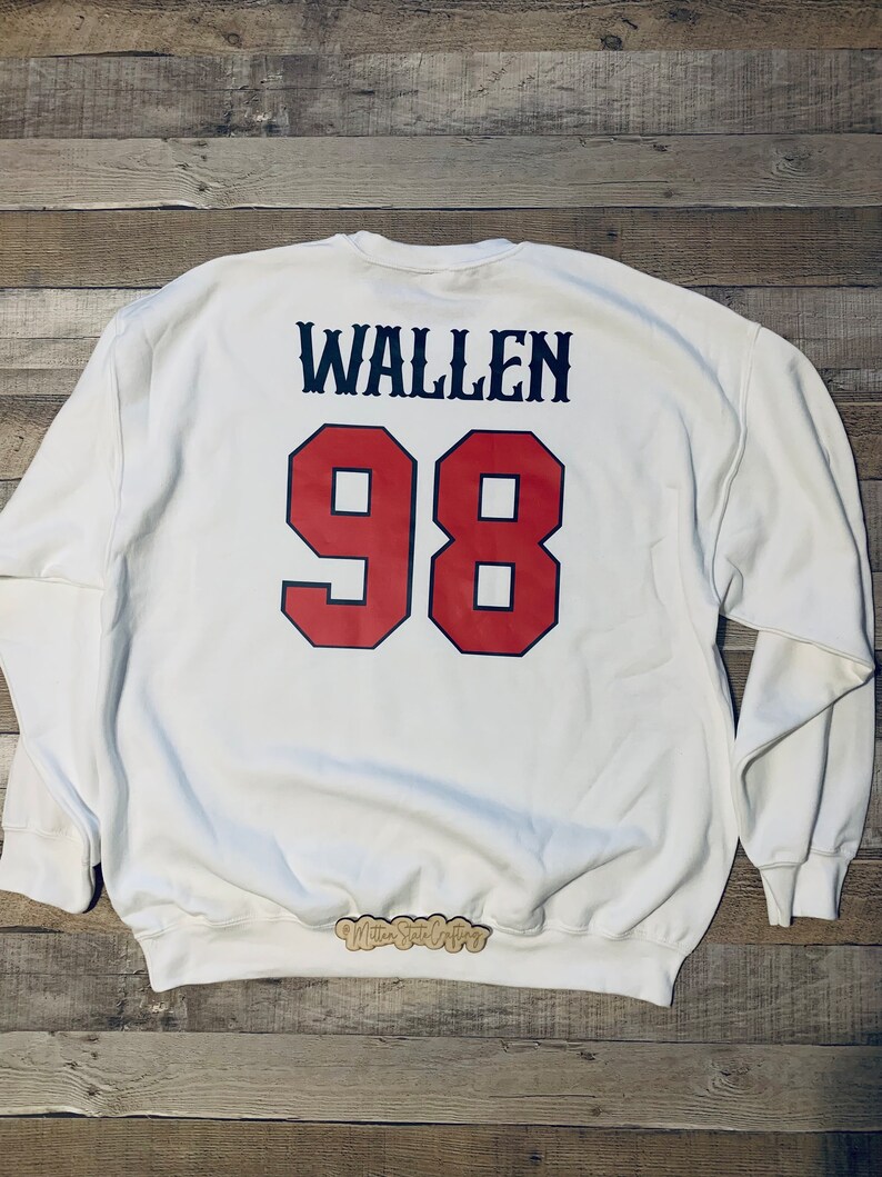 Morgan Wallen 98 Braves Crewneck Sweatshirt, 98 Braves Sweatshirt - Etsy