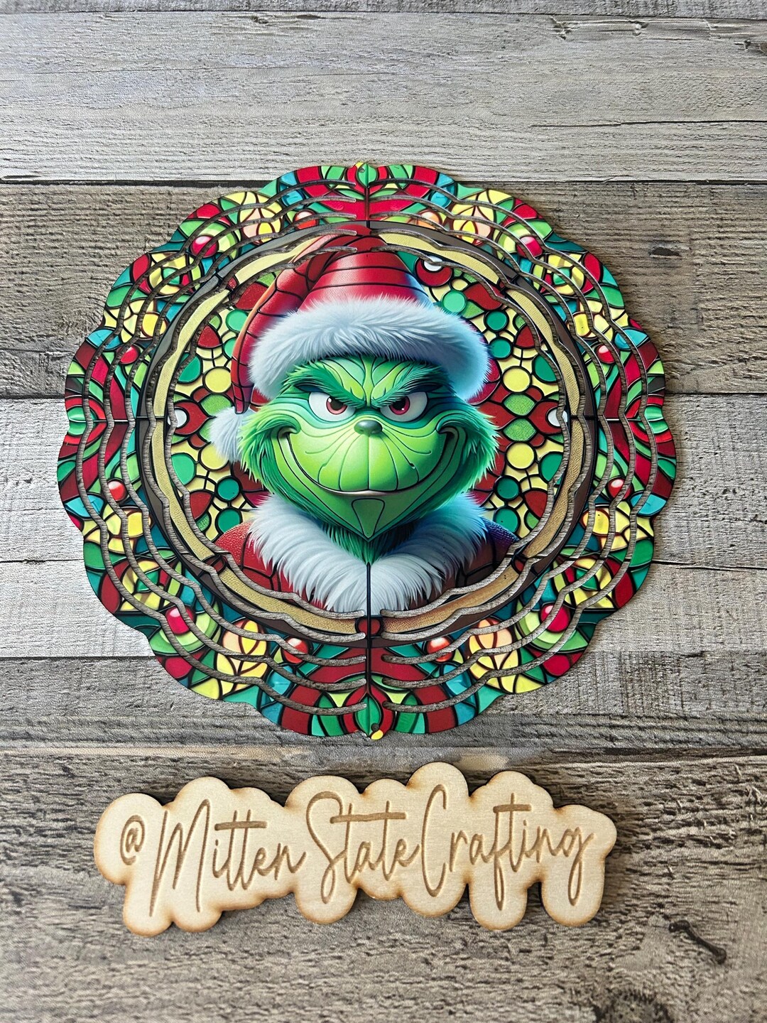 The Grinch 8 Inch Wind Spinner, 8in Wind Spinner, the Grinch, Wind ...