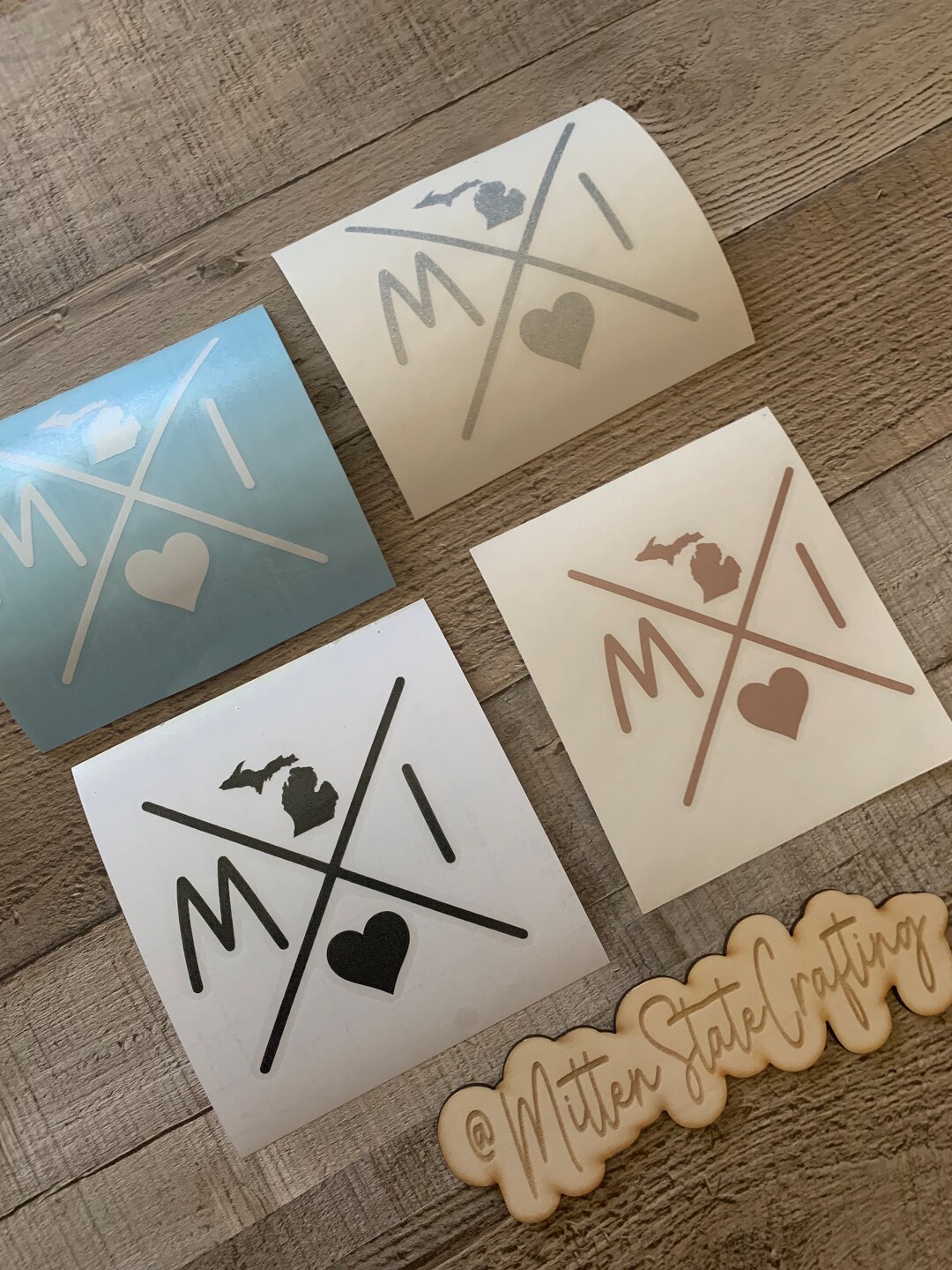 Michigan Decal, State of Michigan Decal, Michigan Car Decal, Vinyl ...