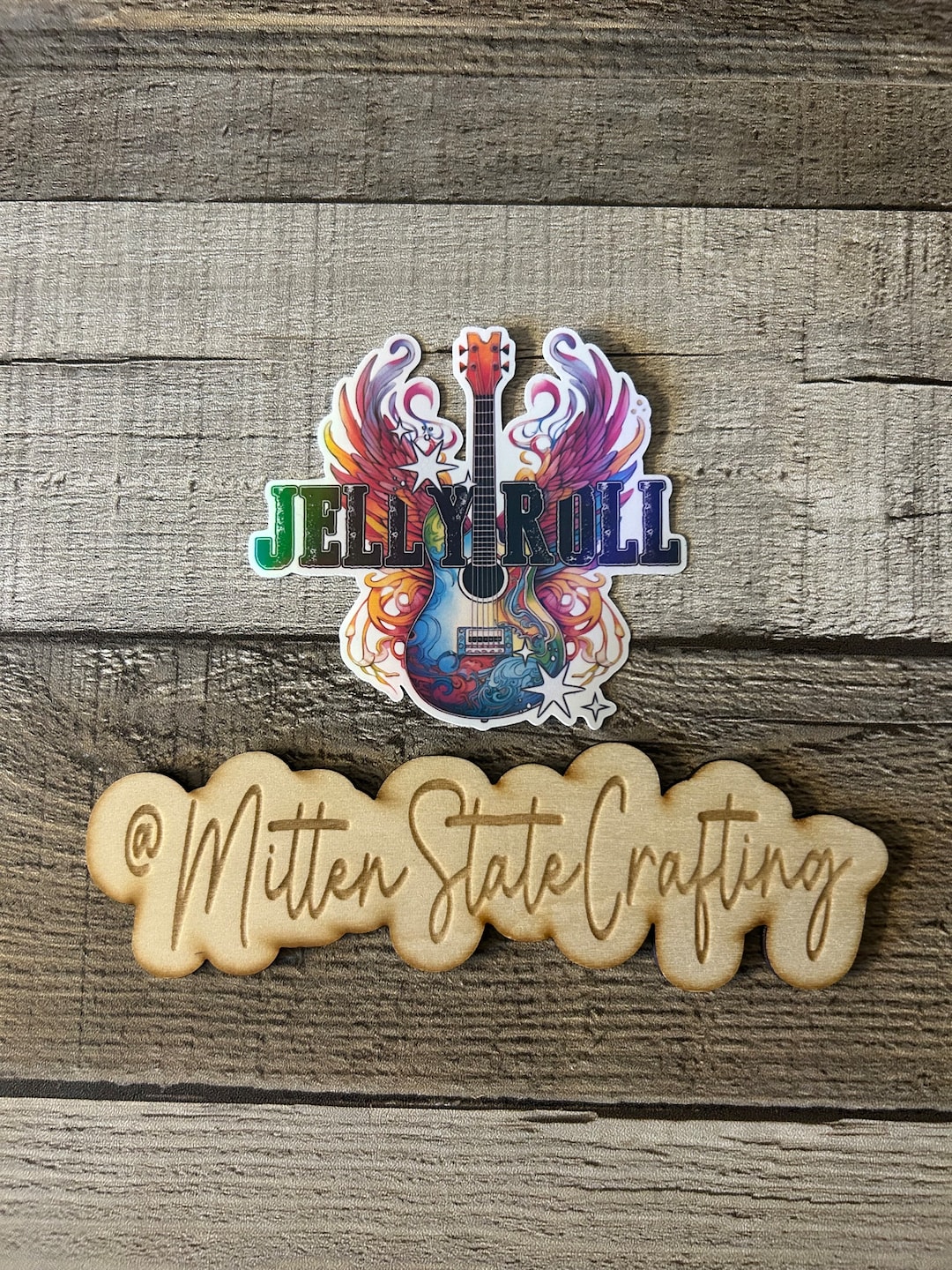 Jelly Roll Holographic Waterproof Sticker, Jelly Roll, Country Music ...