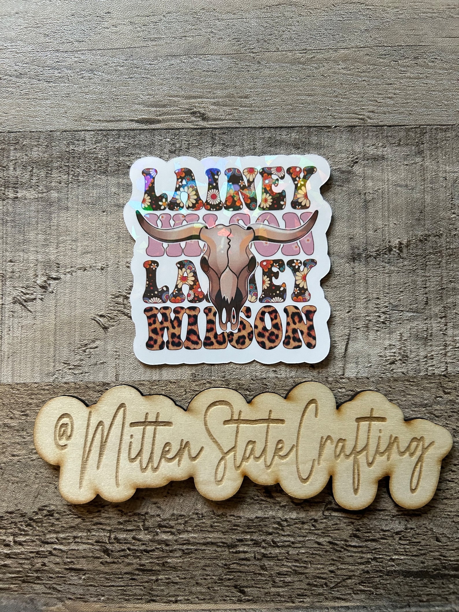 Lainey Wilson Holographic Waterproof Sticker, Lainey Wilson Sticker ...