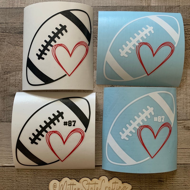 Football Decal - Etsy