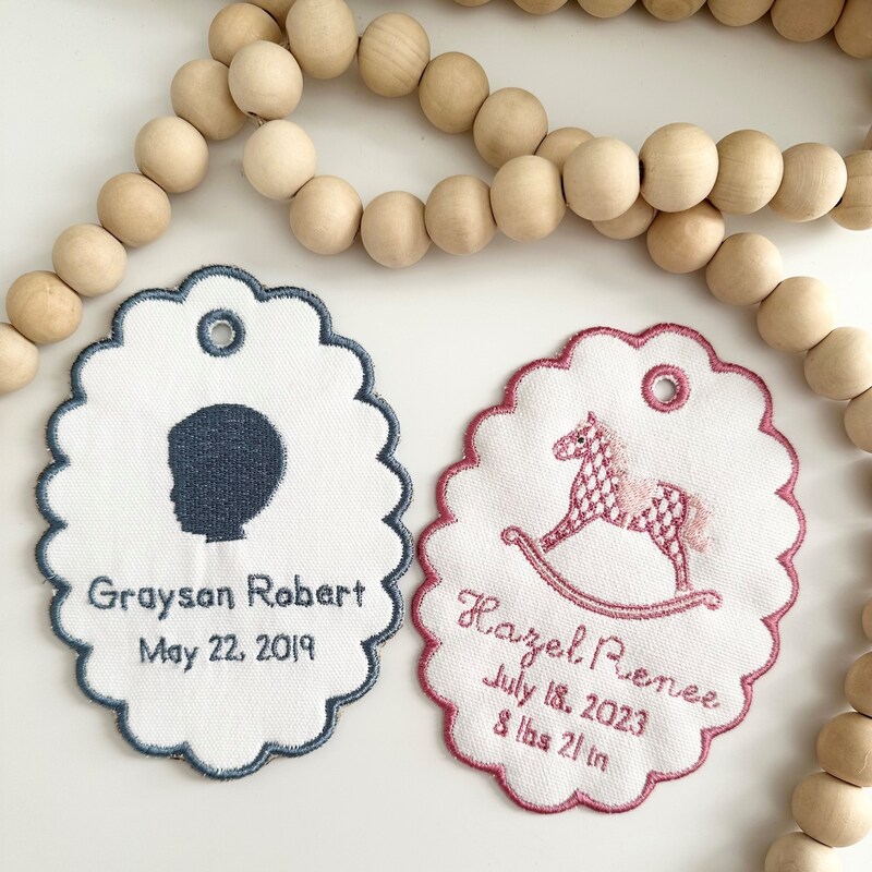 Embroidered Tag - Etsy