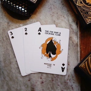 The Fox Playing Cards - Etsy