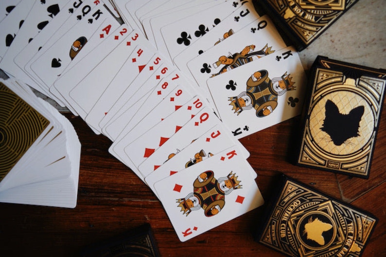 The Fox Playing Cards - Etsy
