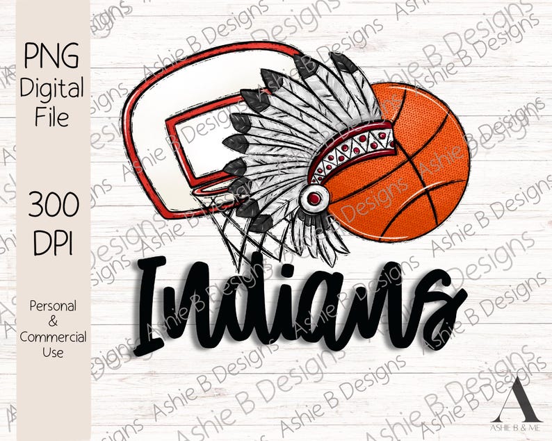 Indians Basketball PNG, Maroon Indians Basketball T-shirt Design ...