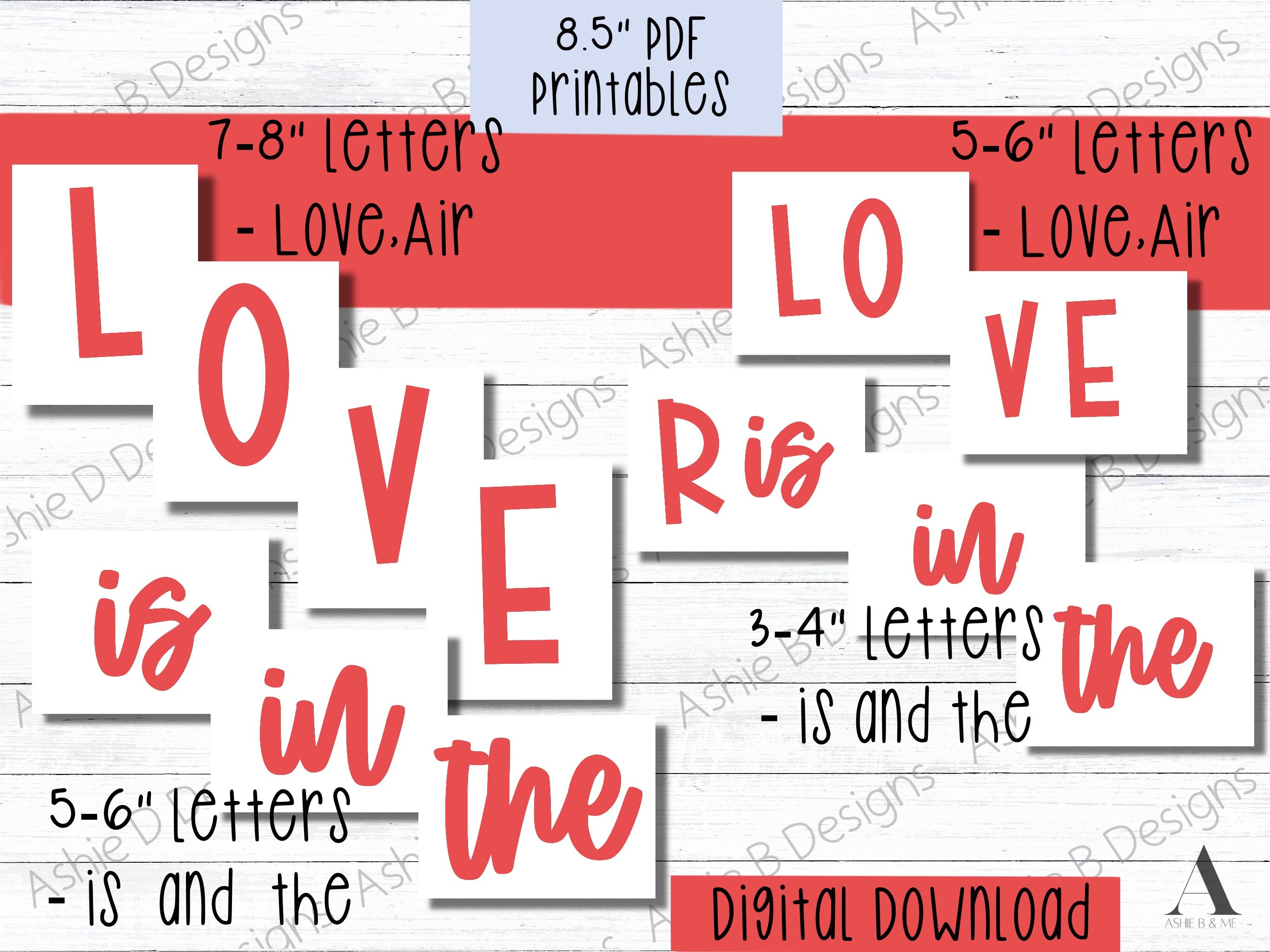 Classroom Door Decor, Love is in the Air Bulletin Board, Printable PDF ...
