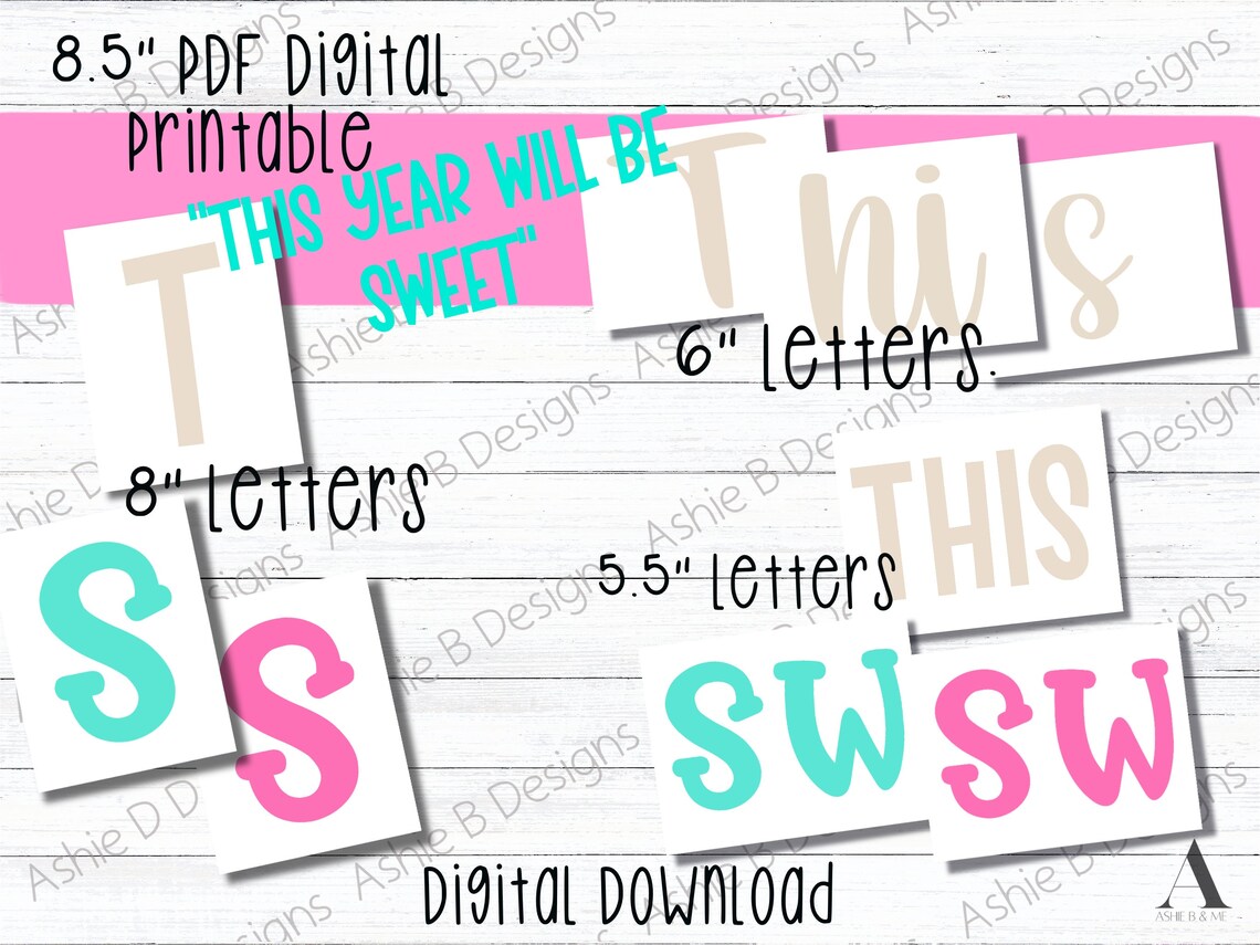Classroom Door Decor, Sweet Year Bulletin Board, New Year, Printable ...