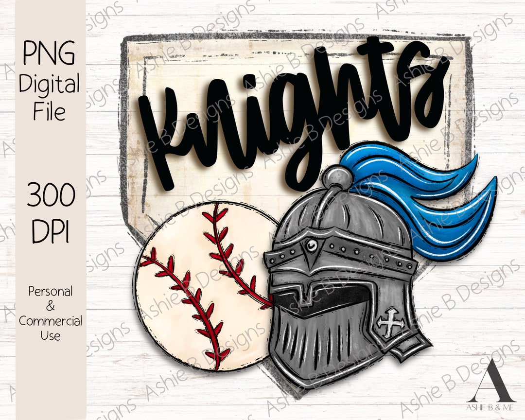 Knights Baseball PNG, Baseball Sublimation T-shirt Design, Digital ...