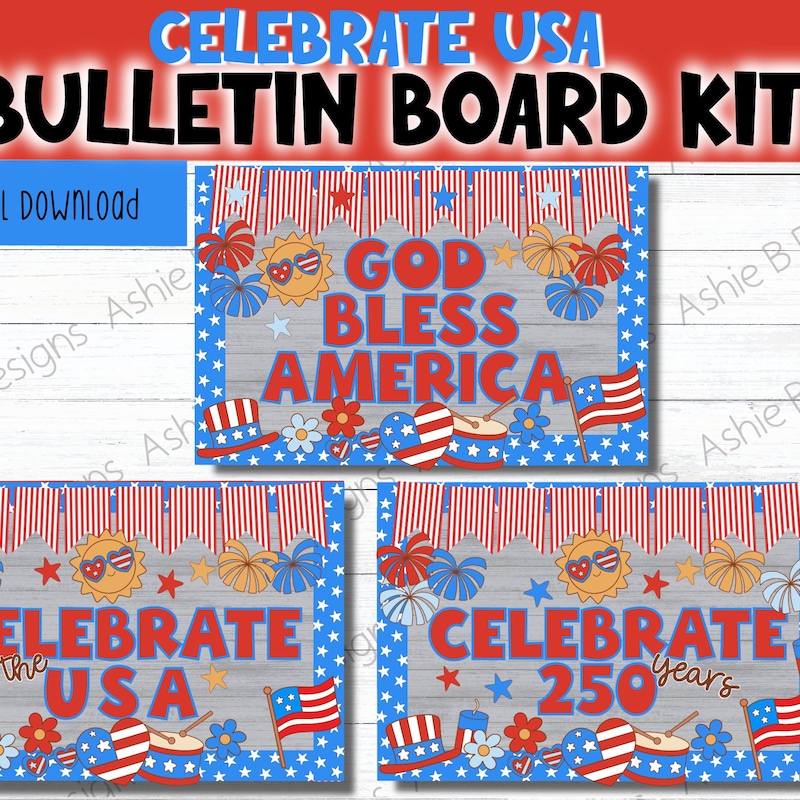 4th of July Bulletin Boards - Etsy