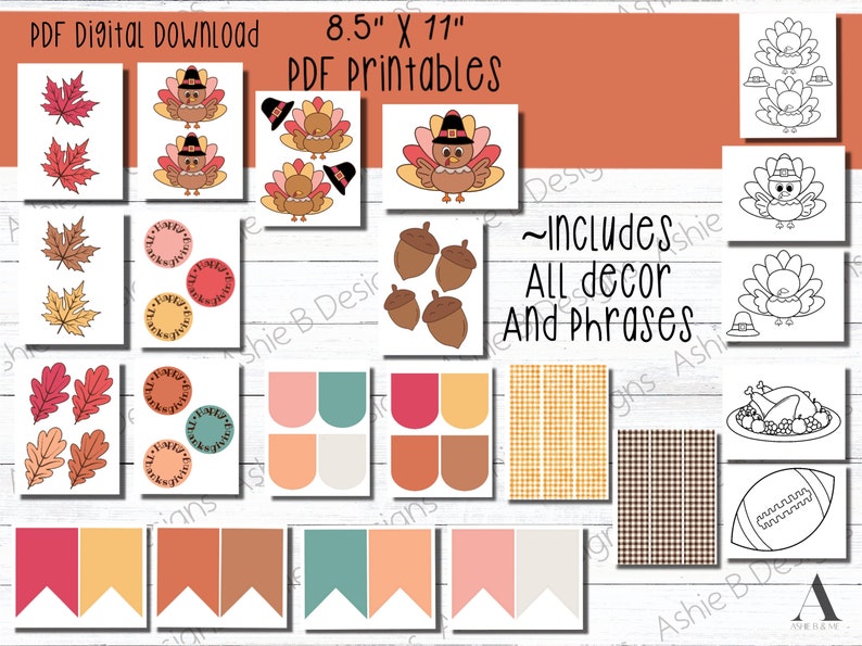 Classroom Door Decor, Thankful Little Turkeys, Happy Thanksgiving ...