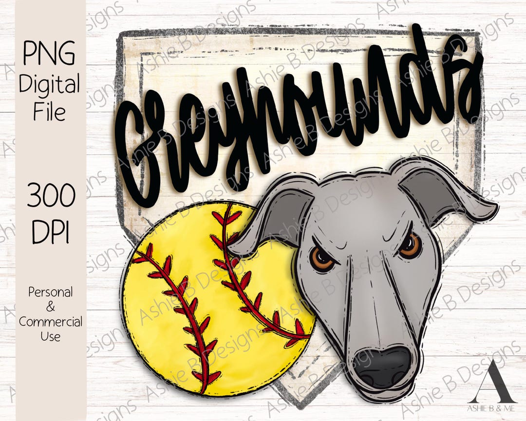 Greyhounds Softball PNG, Greyhounds Softball Tshirt Design, Sublimation ...
