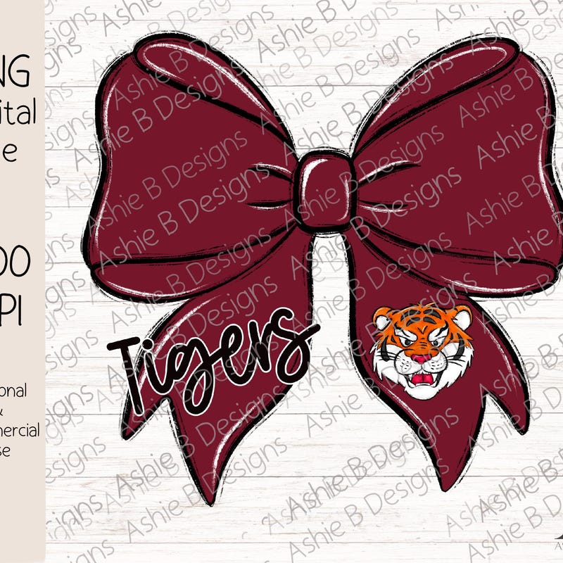 Tiger Maroon Decor - Etsy