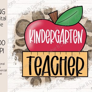 Kindergarten Teacher Png, Back to School, Teacher Life Png, Png T-shirt ...