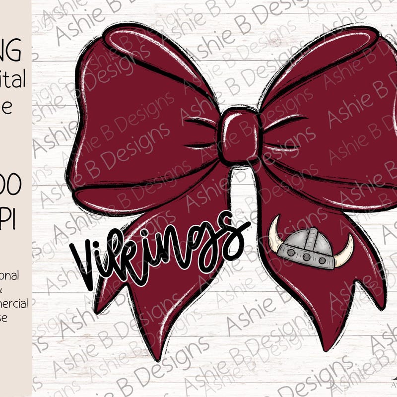 Maroon Vikings Png - Etsy