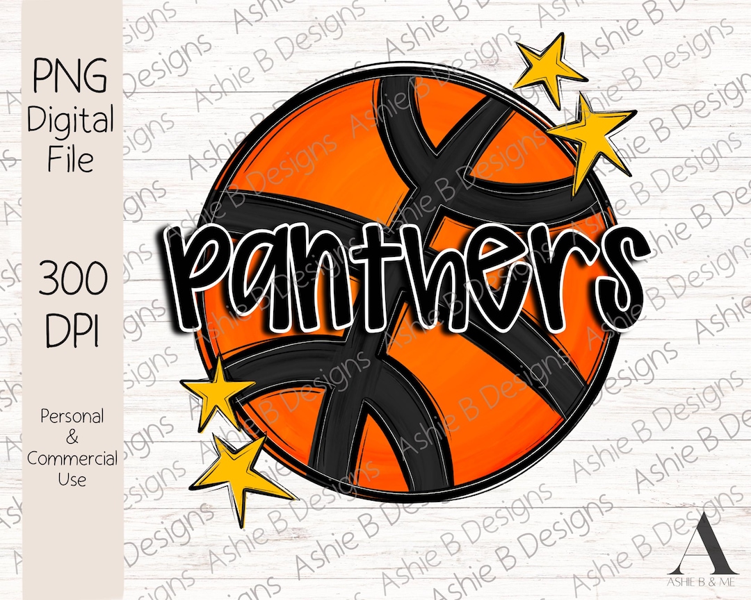 Panthers Basketball PNG, Panther Mascot Name Yellow Gold Stars ...