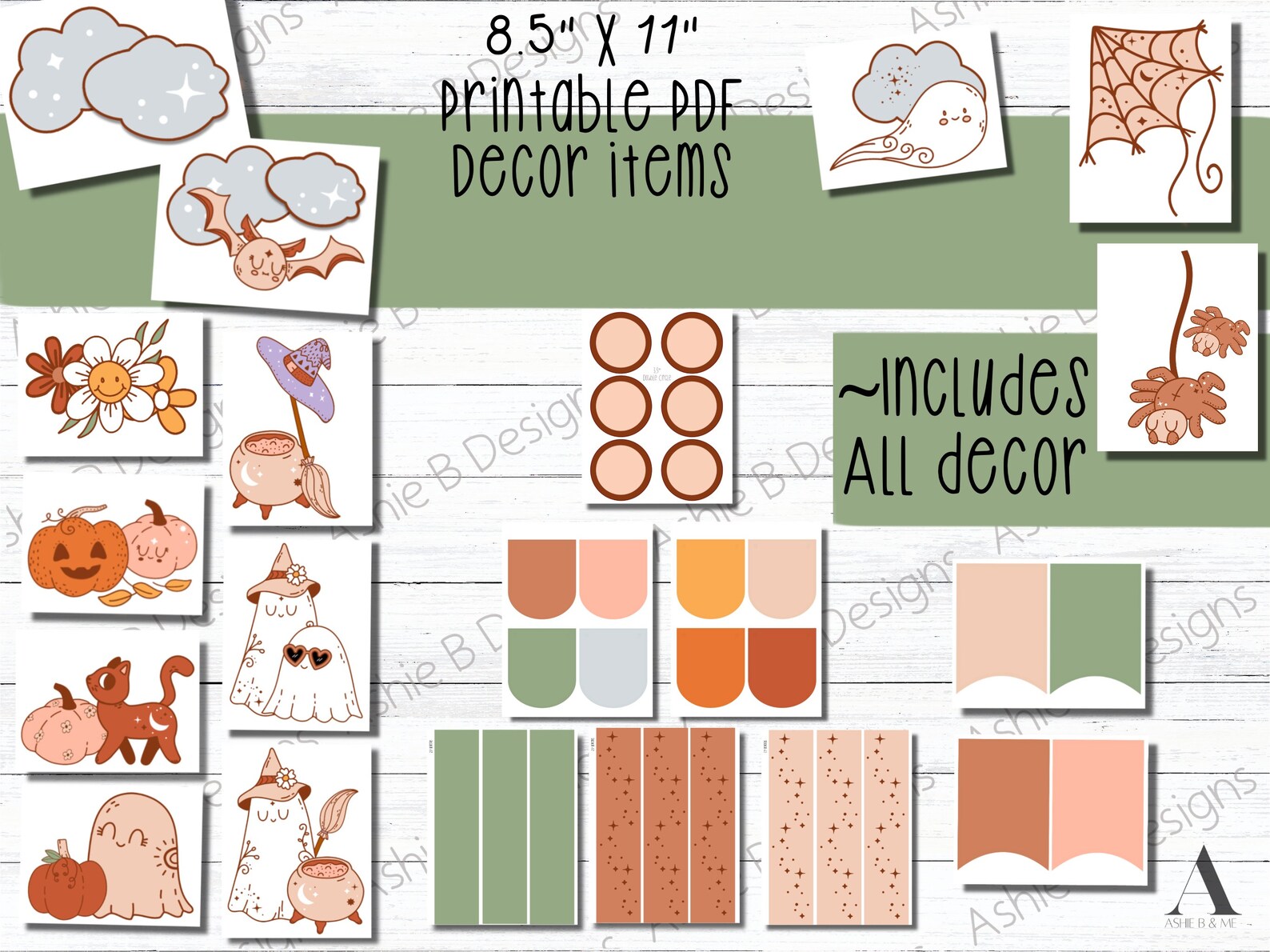 Classroom Door Decor Retro Halloween Spooky Vibes Bulletin - Etsy