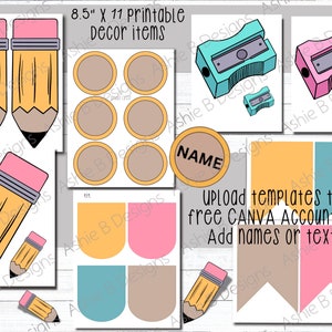 Classroom Door Decor, One Sharp Bunch Bulletin Board, Digital Download ...