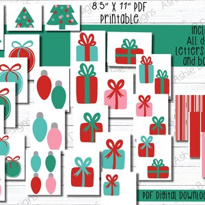 Classroom Door Decor, Merry and Bright Christmas Bulletin Board Kit ...