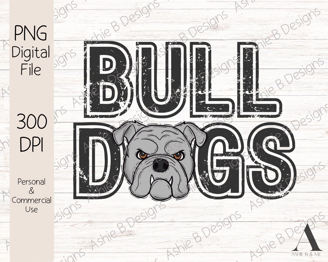 Bulldogs PNG, Sports Sublimation T-shirt Design, Digital Download - Etsy