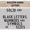 Groovy Retro Fall Bulletin Board Letters, Letter Clipart, Printable ...