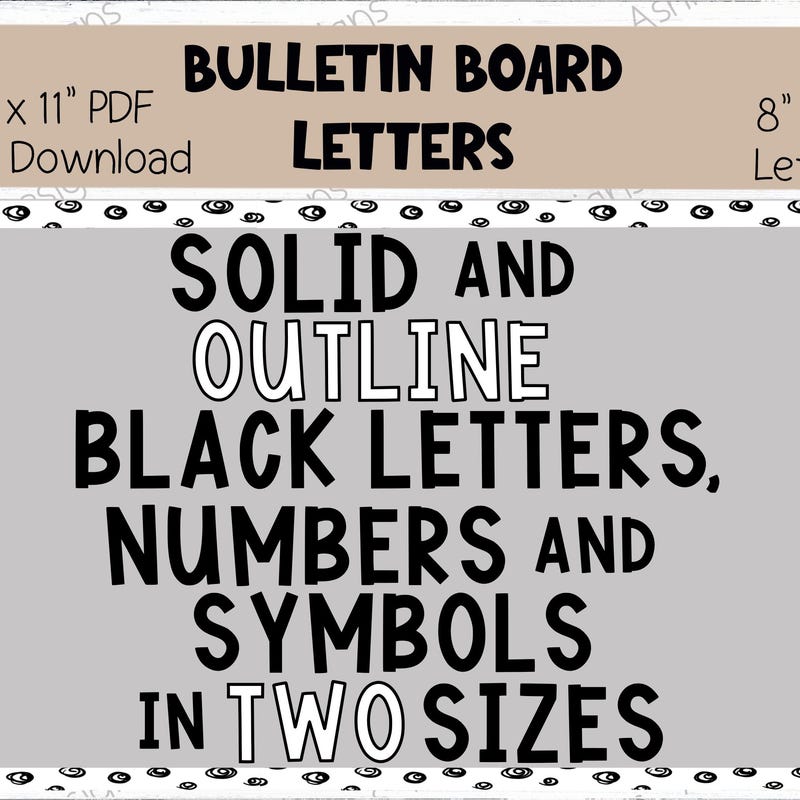 Bulletin Board Letters - Etsy