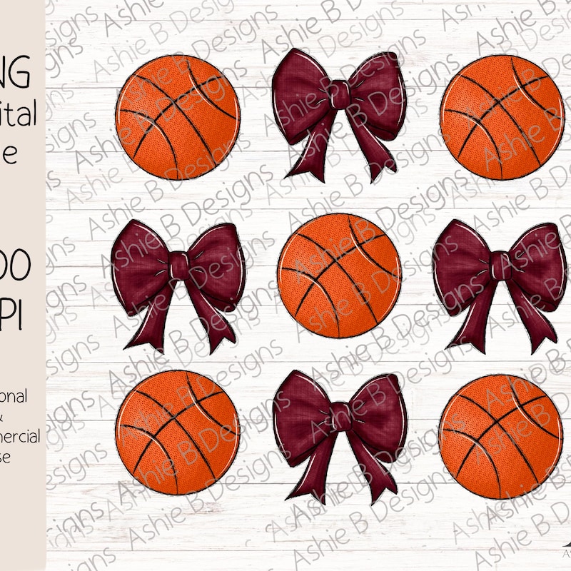 Basketball or Bows - Etsy