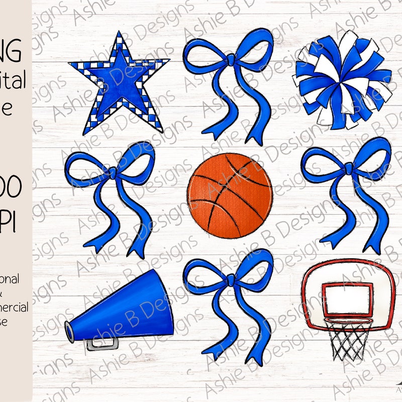 Basketball Bows - Etsy