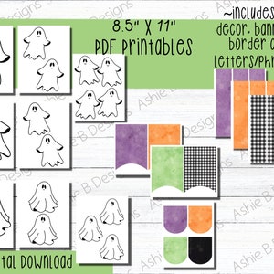 Classroom Door Decor, We Are the Boo Crew, Halloween Bulletin Board Kit ...