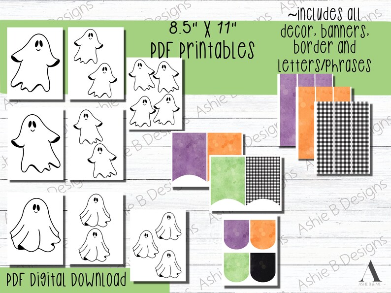 Classroom Door Decor, We Are the Boo Crew, Halloween Bulletin Board Kit ...