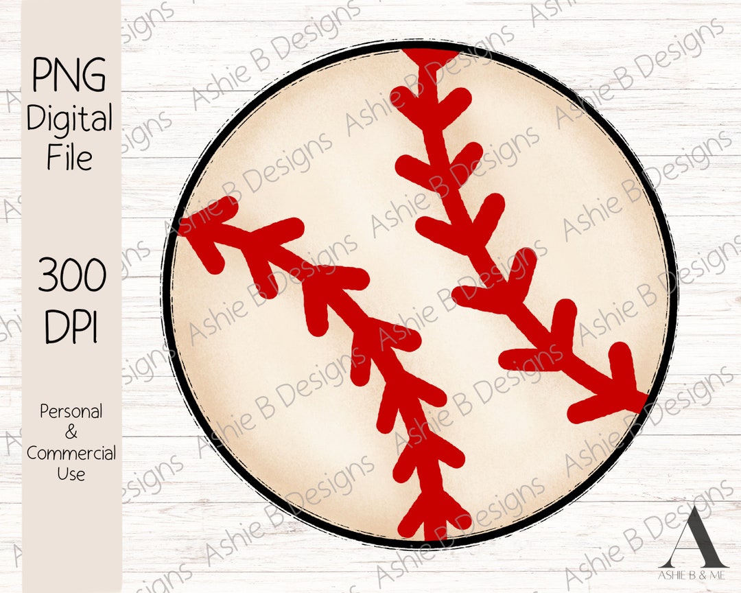 Baseball PNG, Hand Drawn Baseball Clip Art, Digital Download, DTF - Etsy