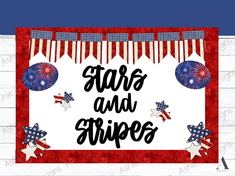 Presidents Day Classroom Bulletin Board Kit, Patriotic Classroom ...