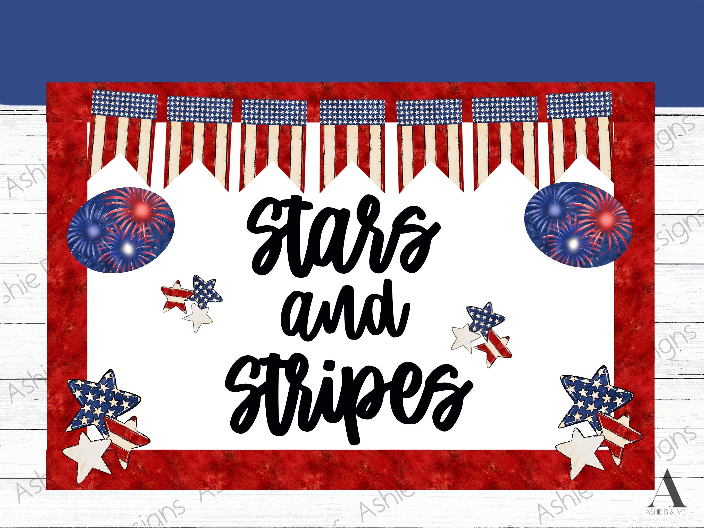 Presidents Day Classroom Bulletin Board Kit, Patriotic Classroom ...