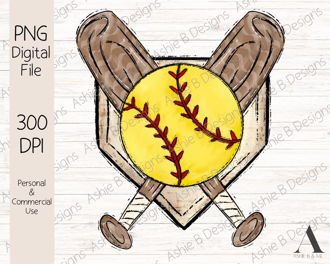 Softball Diamond PNG, Softball Bat PNG, Softball Season, Softball Mom ...
