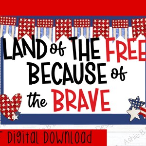 Veteran’s Day Classroom Bulletin Board, Classroom Decorations ...