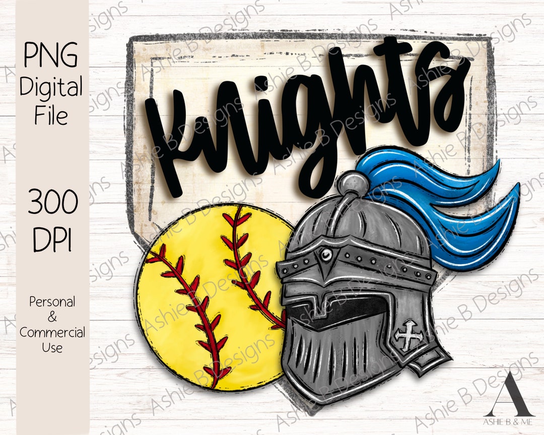 Knights Softball PNG, Sublimation Sweatshirt Design, Digital Download - Etsy