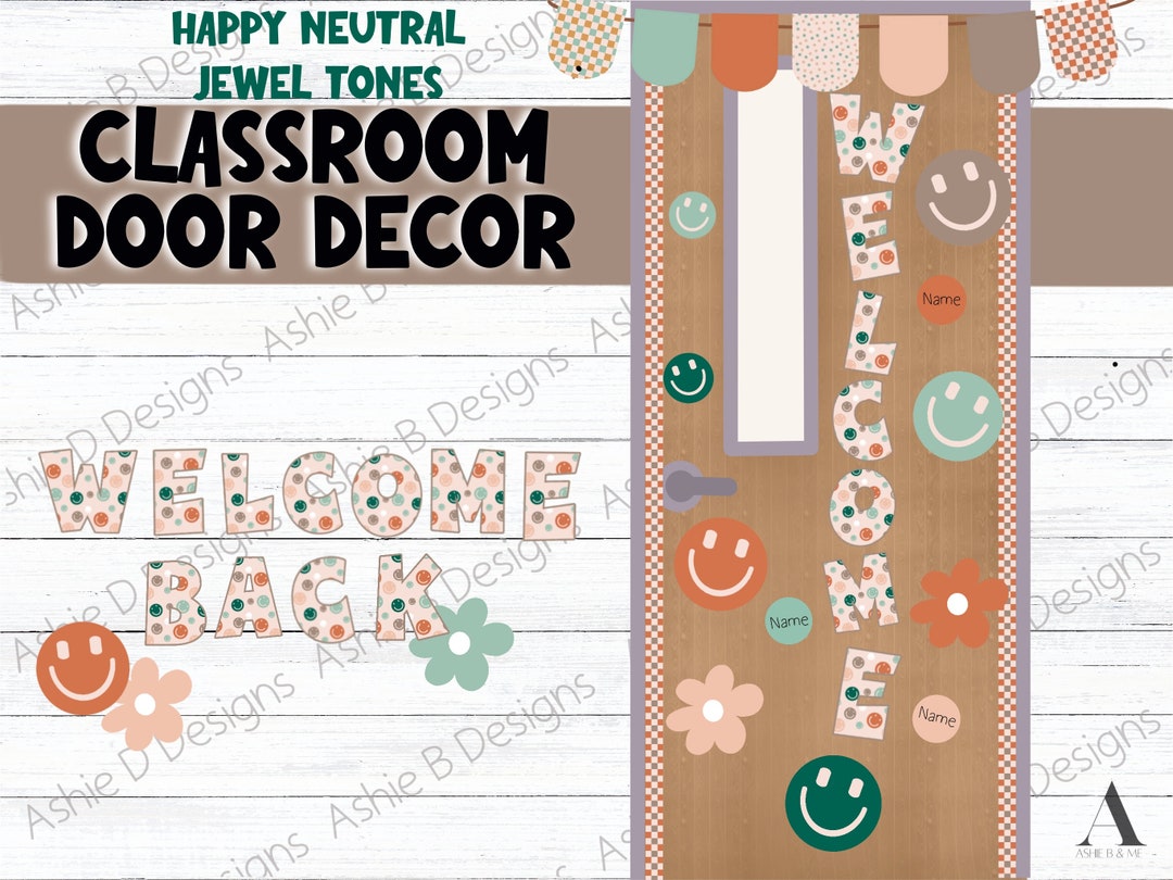 Classroom Door Decor, Welcome Back Bulletin Board, Easy Classroom ...