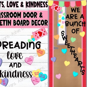 Classroom Door Decor, Bunch of Sweethearts Spreading Love and Kindness ...