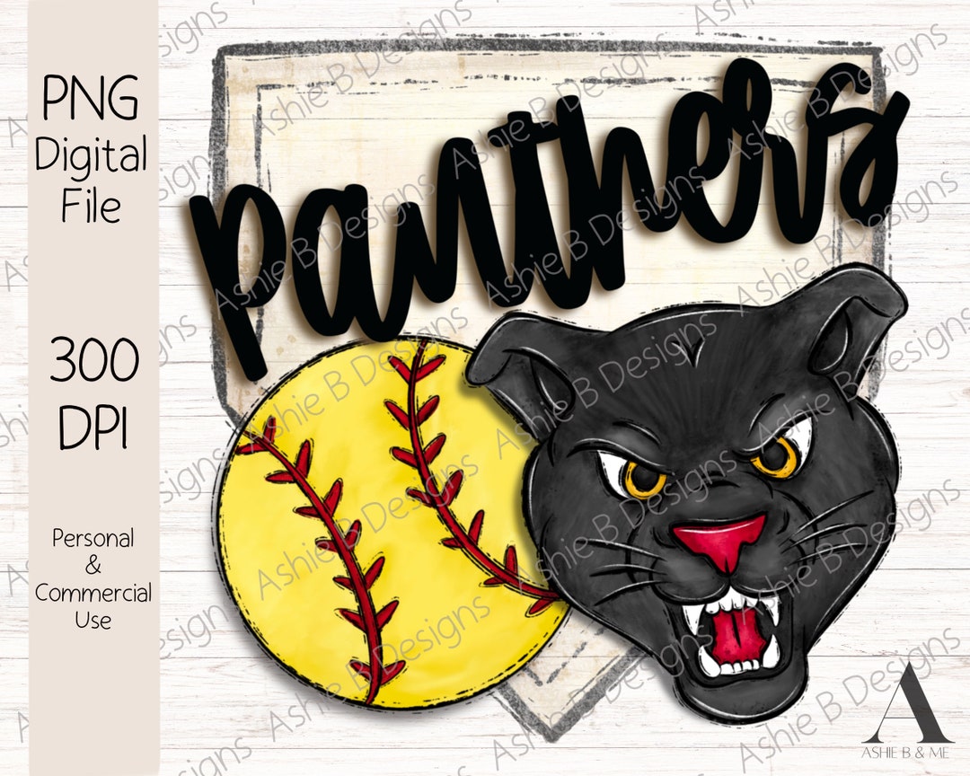 Panthers Softball PNG, Sweatshirt Design, Sublimation, Digital Download ...