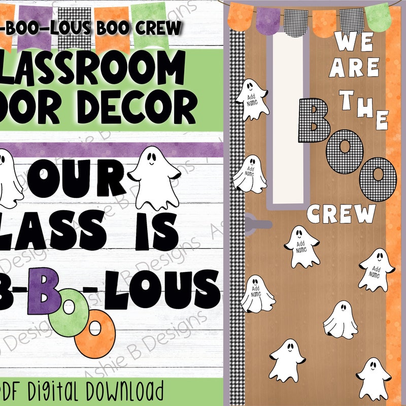 Halloween Classroom Door - Etsy