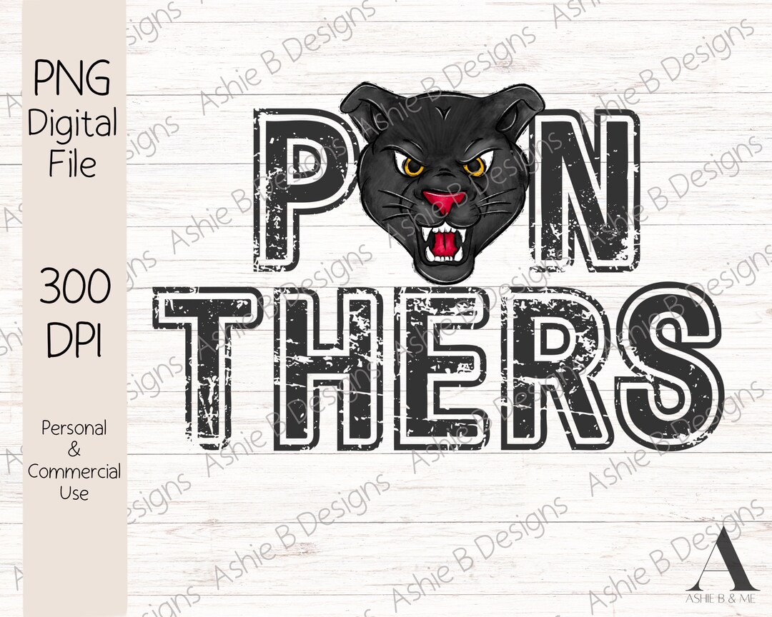 Panthers PNG, Sublimation T-shirt Design, Digital Download - Etsy