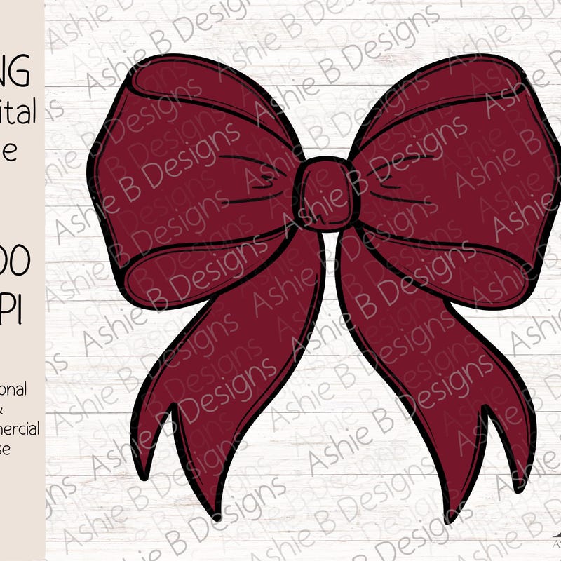 Maroon Cheer Bows - Etsy