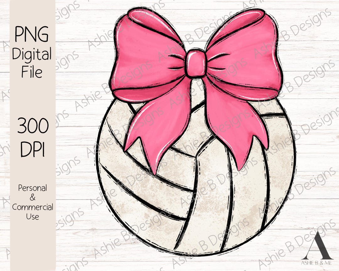 Pink Bow Volleyball PNG, Pink Coquette Volleyball Tshirt Design ...