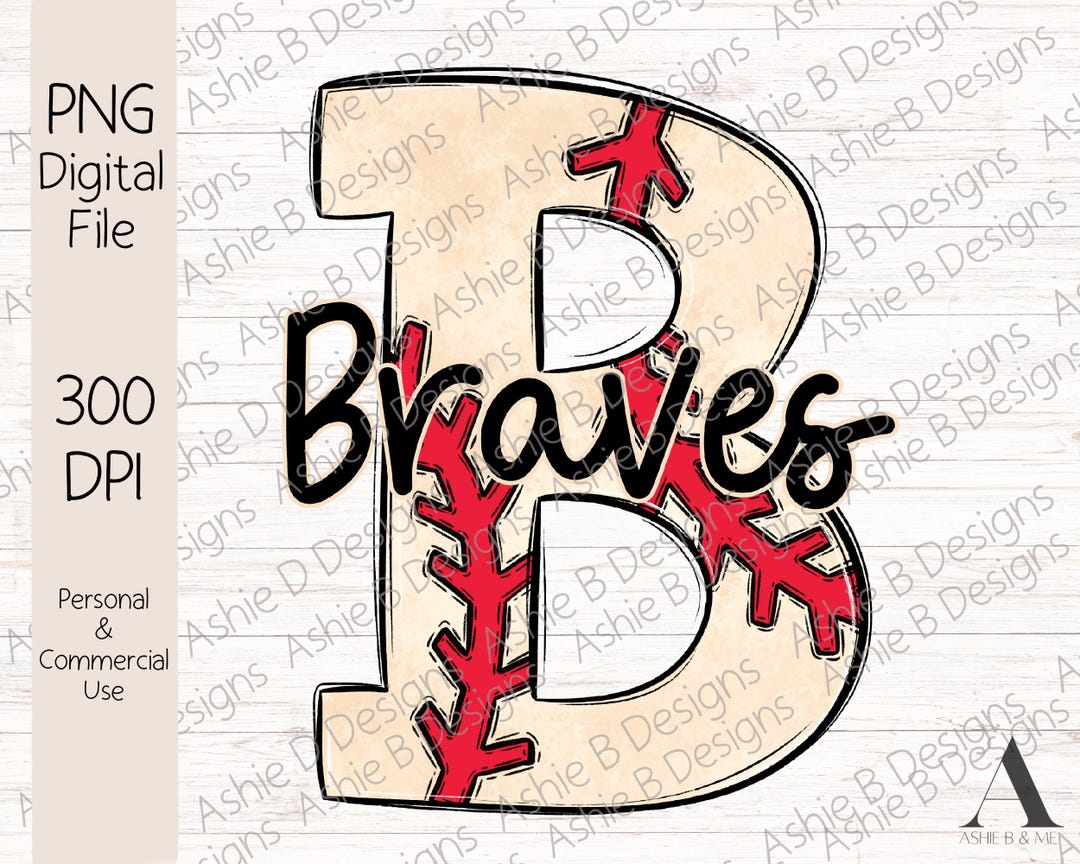 Braves Baseball PNG, Braves Baseball Tshirt Design, Digital Download - Etsy