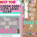 Classroom Door Decor, Sweet Year Bulletin Board, New Year, Printable ...