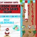 Classroom Door Decor, Beachy Hawaiian Santa Christmas Bulletin Board ...