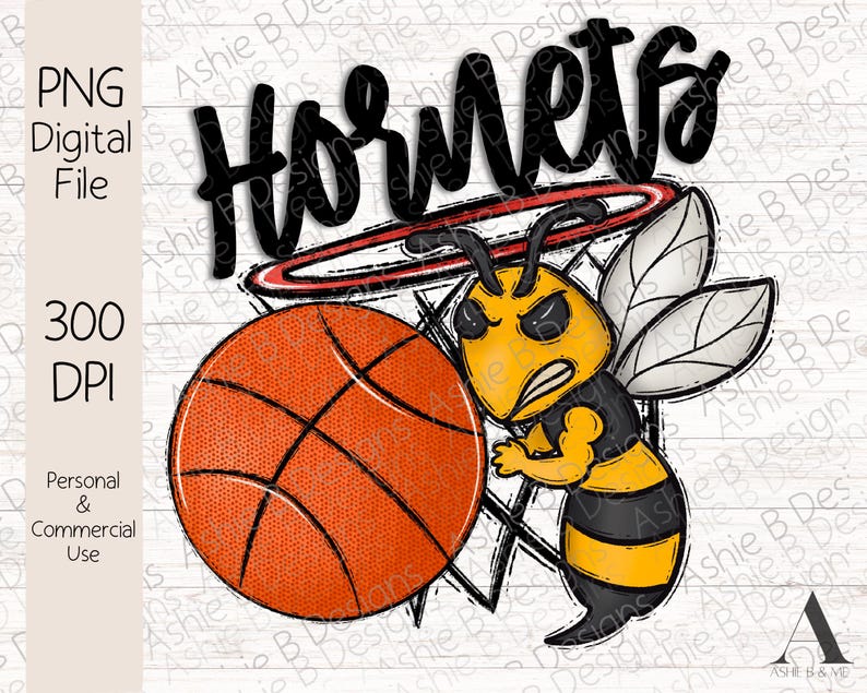 Hornets Basketball PNG, Hornets Basketball Tshirt Design, Digital ...